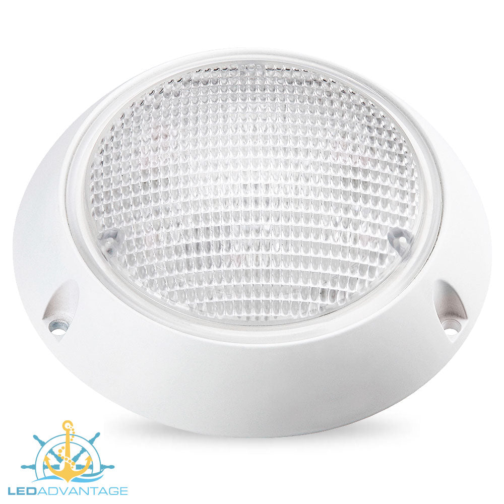13w LED Surface Mount Waterproof Exterior Dome Light | Marine Lights ...
